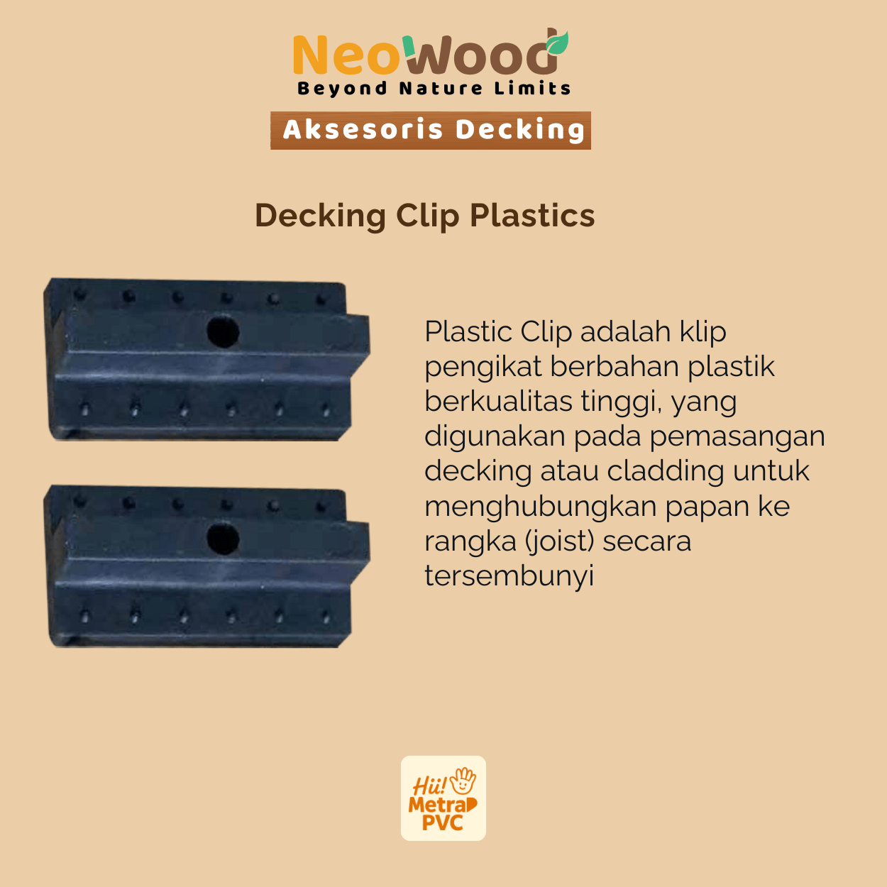 Aksesoris Decking - Mitra PVC | MetraPVC | Toko Plafon PVC | Pemasok ...
