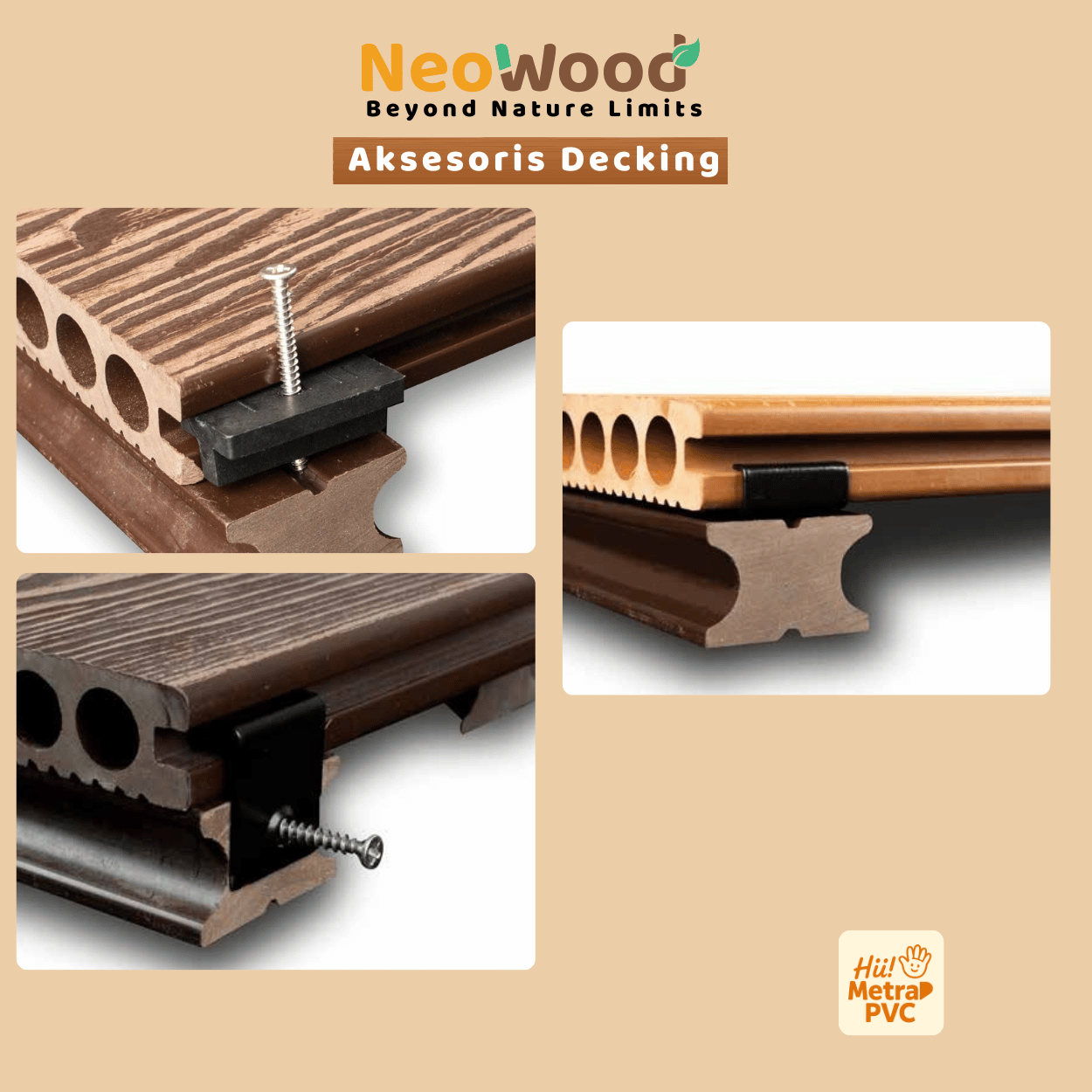 Aksesoris Decking - Mitra PVC | MetraPVC | Toko Plafon PVC | Pemasok ...