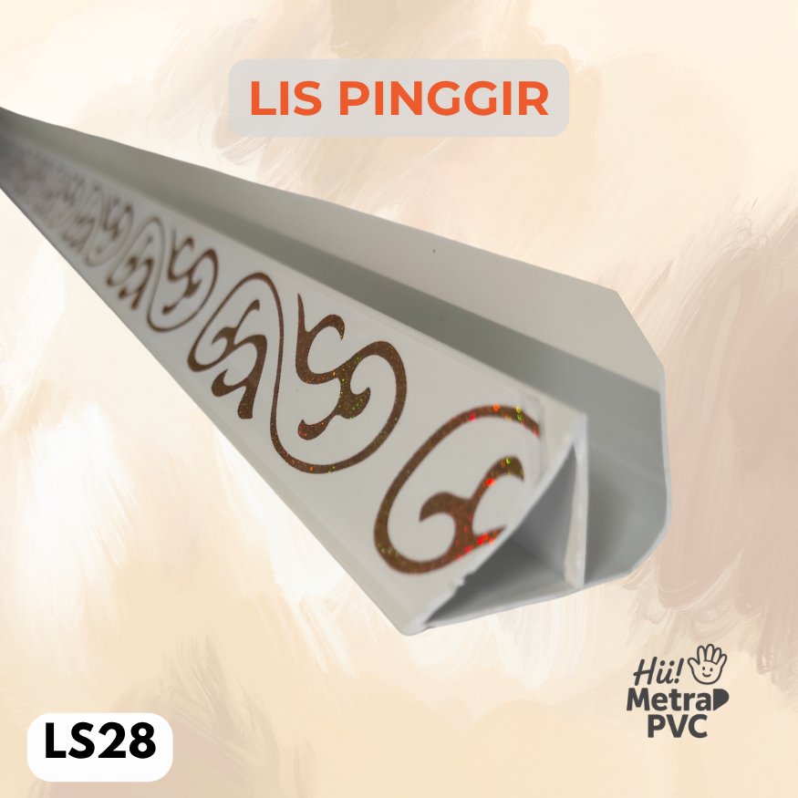 Lis Plafon Uk. 4 cm an - MetraPVC Lombok – Plafon PVC, Wallpanel ...