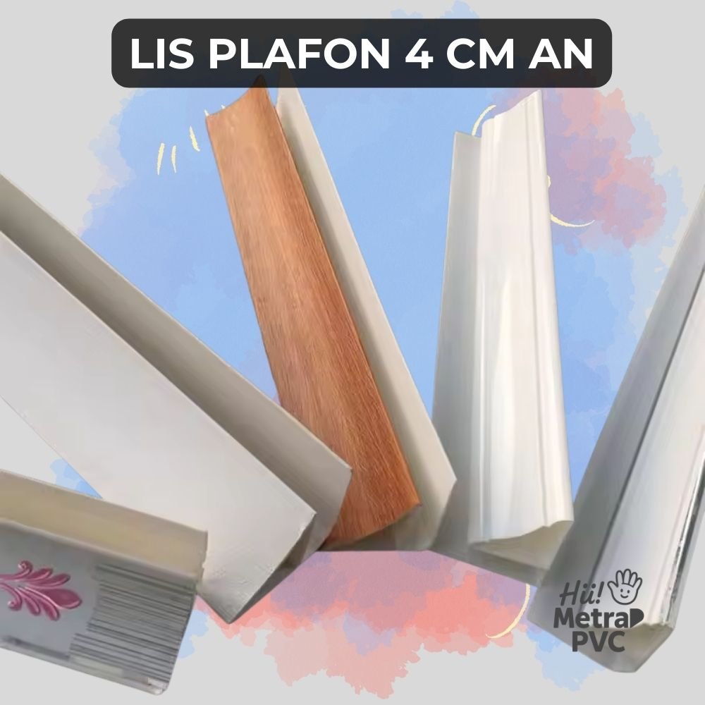 Lis Plafon Uk. 4 cm an - MetraPVC Lombok – Plafon PVC, Wallpanel ...