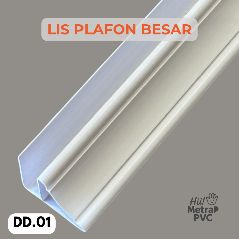 Lis Plafon Uk Besar 7 cm an - MetraPVC Lombok – Plafon PVC, Wallpanel ...