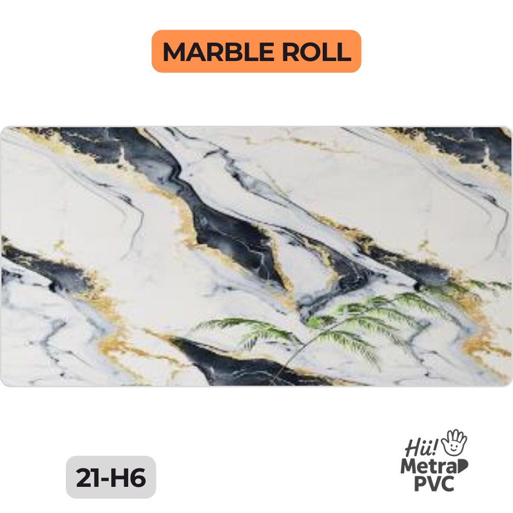 Marble Roll - MetraPVC Lombok – Plafon PVC, Wallpanel, Lantai Vinyl di NTB