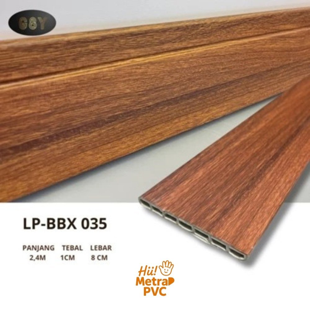 Plint – Skirting Lantai Lebar 8 CM - MetraPVC Lombok – Plafon PVC ...