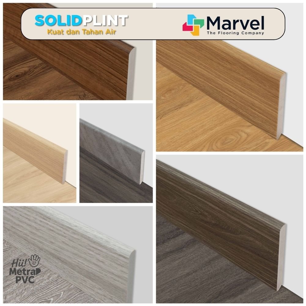 Solid Plint Marvel 10 CM - MetraPVC Lombok – Plafon PVC, Wallpanel ...