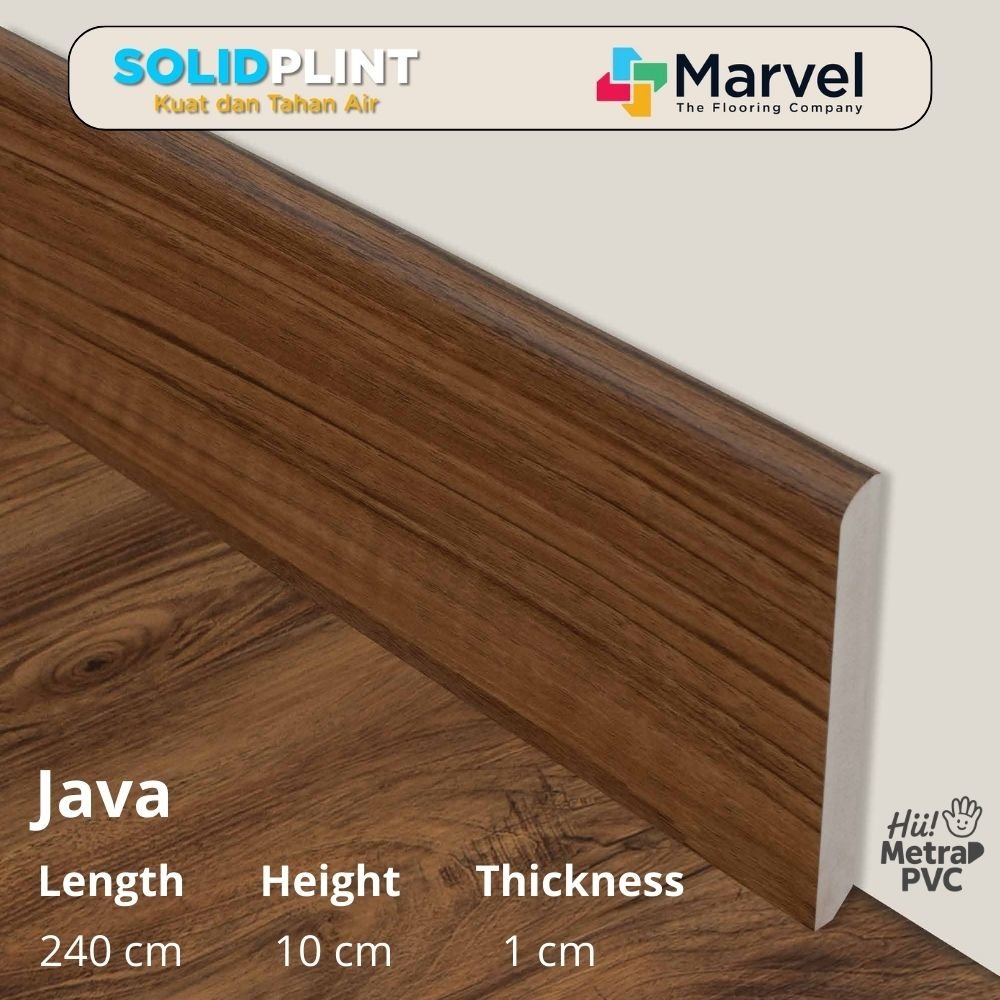 Solid Plint Marvel 10 CM - MetraPVC Lombok – Plafon PVC, Wallpanel ...